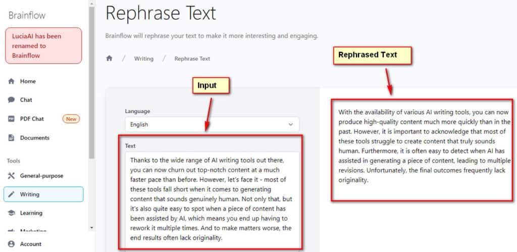 Top 9 Rephrasing & AI Paraphrasing Tools (Both Free and Paid) | Gold ...