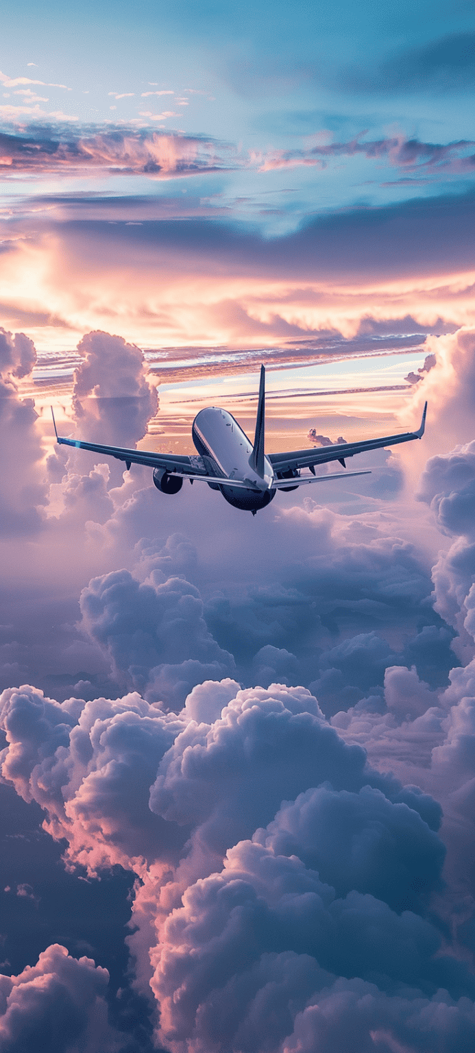 89+ Airplane Phone Wallpapers Made with Midjourney | Gold Penguin