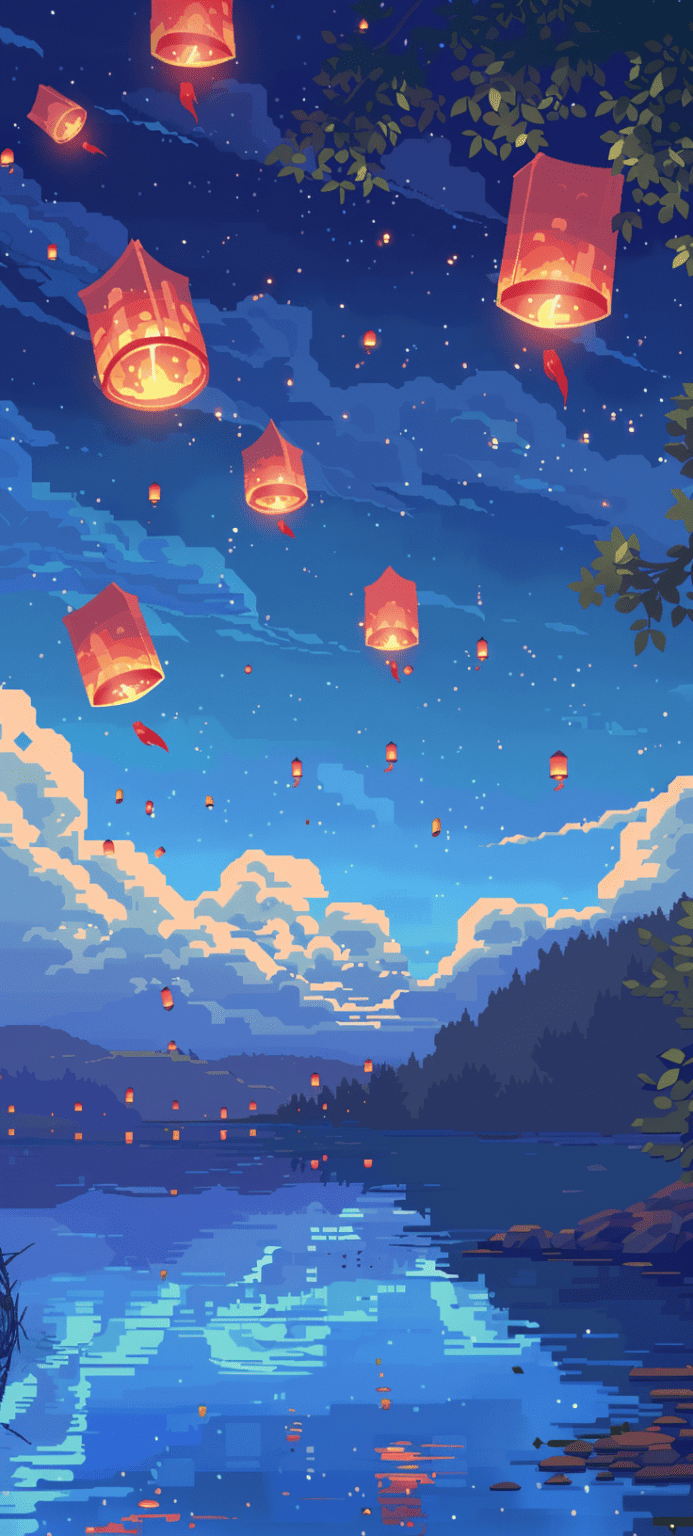 54 Incredibly Stunning Pixel Art Phone Wallpapers Made By Midjourney Gold Penguin 