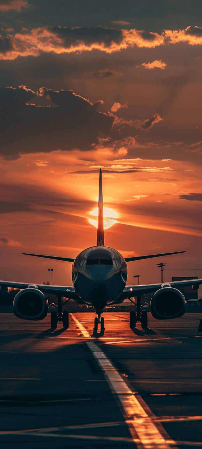 89+ Airplane Phone Wallpapers Made with Midjourney | Gold Penguin