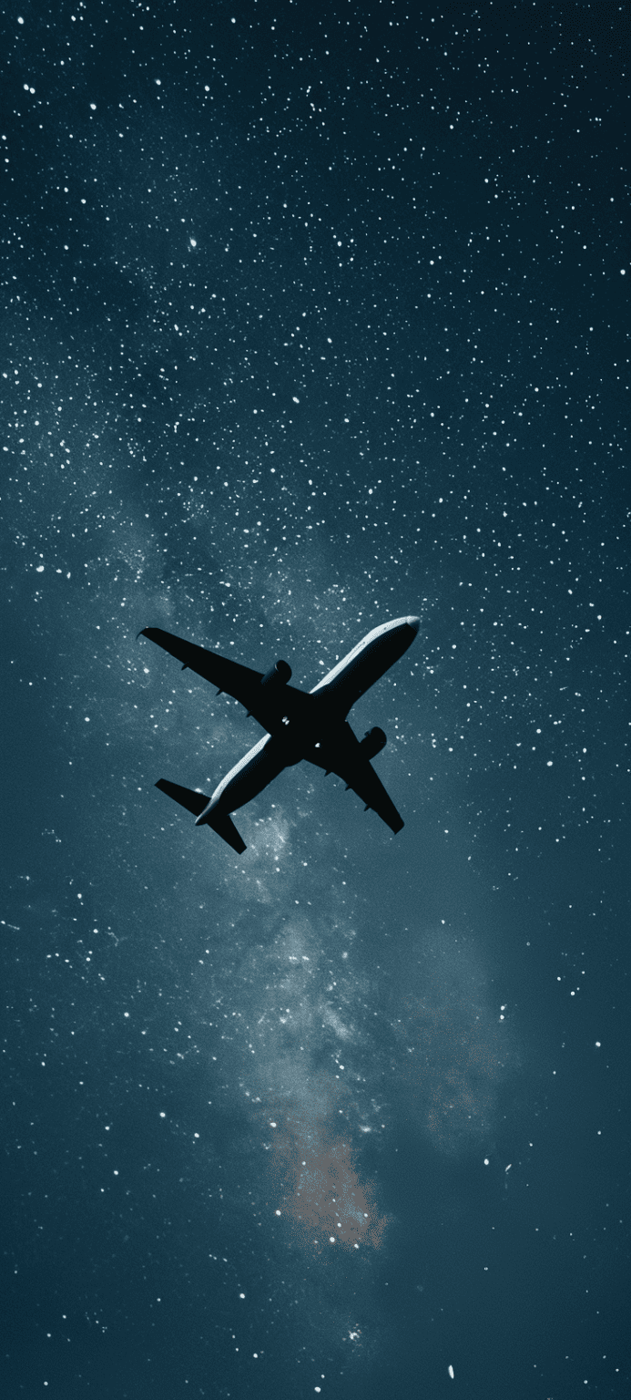 89+ Airplane Phone Wallpapers Made with Midjourney | Gold Penguin