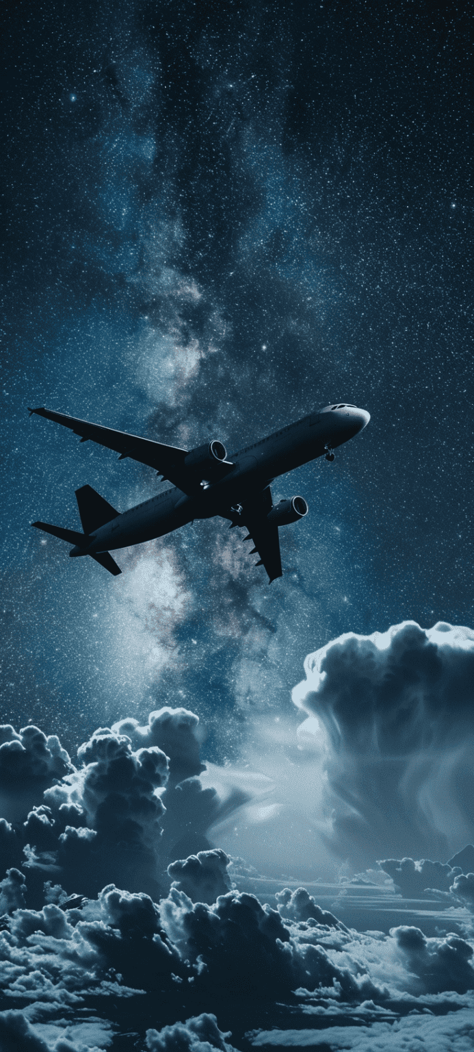 89+ Airplane Phone Wallpapers Made with Midjourney | Gold Penguin